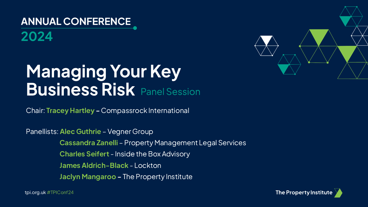 Managing Your Key Business Risk - TPI Annual Conference 2024 - The ...
