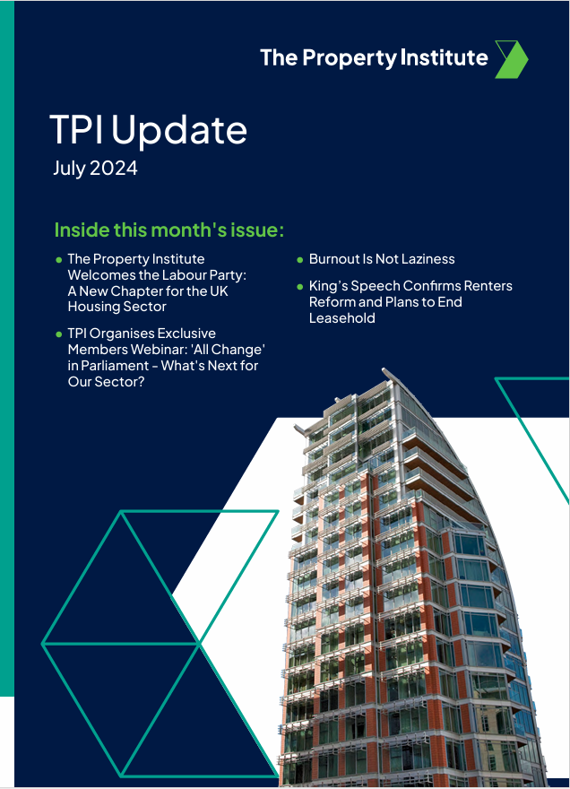 IRPM Update - July 2021 - TPI Update - The Property Institute