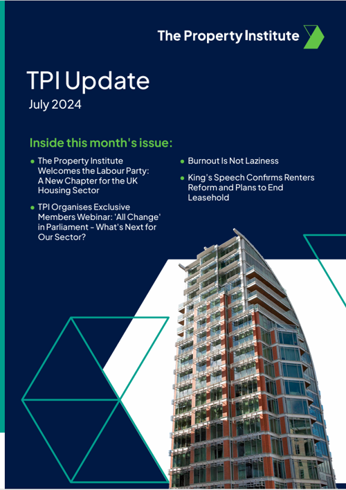 TPI Update - Magazines - The Property Institute