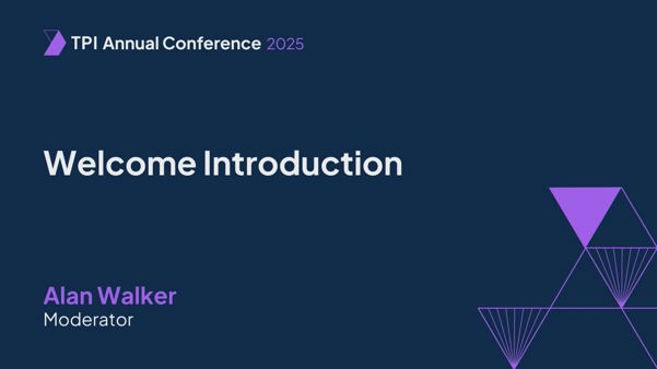 Introduction and Welcome - TPI Annual Conference 2025 - The Property ...